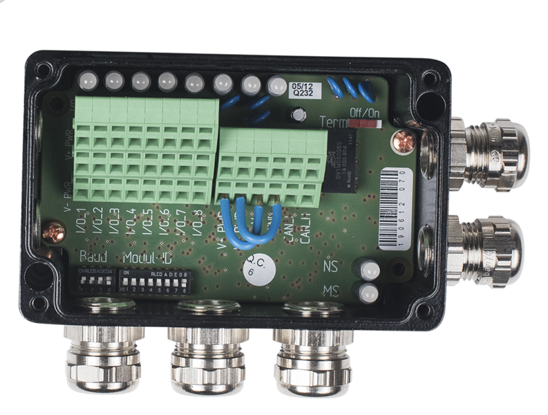 µCAN.8.pwm-BOX 8 Channel Pulse Width CANopen Module