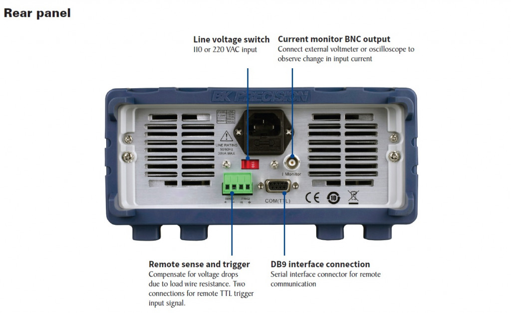 BK 8500B 300 W Programmable DC Electronic Load