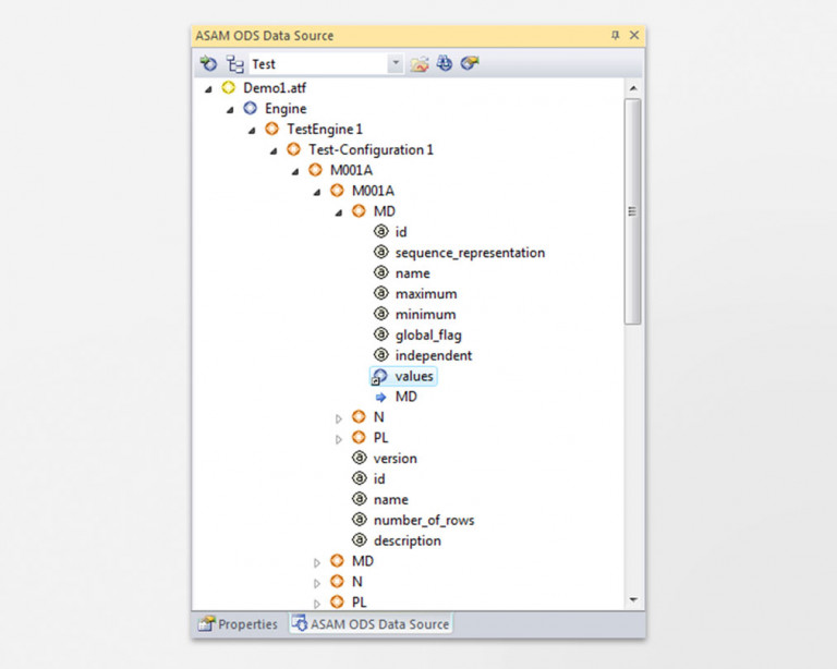 FlexPro® ASAM ODS Data Import Analysis Option