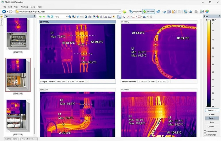 IRT Cronista Thermographic Analysis and Reporting Software